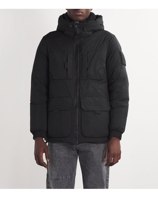 Moose Knuckles Down Brandon Puffer Jacket in Black for Men | Lyst