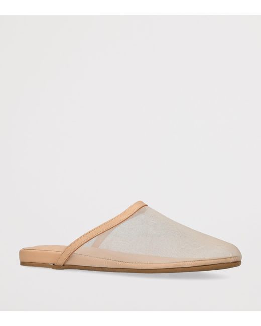 Ancient Greek Sandals Mesh The Slipper Slippers in White | Lyst