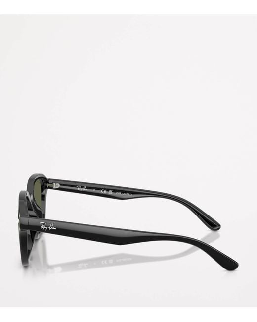 Ray-Ban Rb4458D Square Sunglasses in Green | Lyst