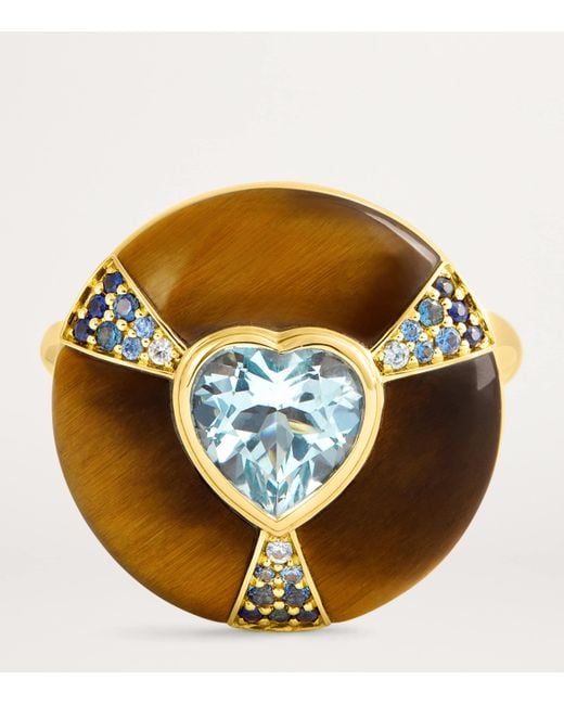 Emily P. Wheeler And Mixed Stone Balance Ring in Metallic | Lyst