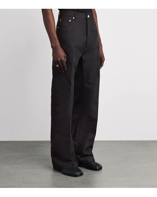 Rick Owens Geth Straight Jeans in Blue for Men | Lyst UK
