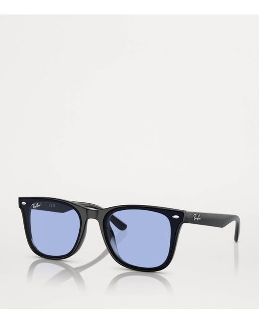 Ray-Ban Injected Rb4420 Sunglasses in Blue | Lyst UK