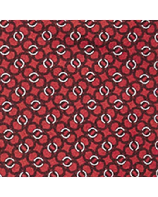 Pal Zileri Silk Micro Circle Tie in Red for Men | Lyst