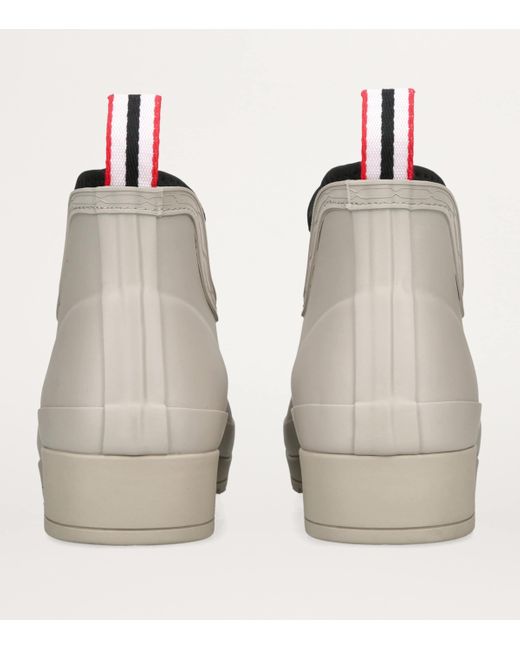 HUNTER Play Chelsea Boots in Brown | Lyst