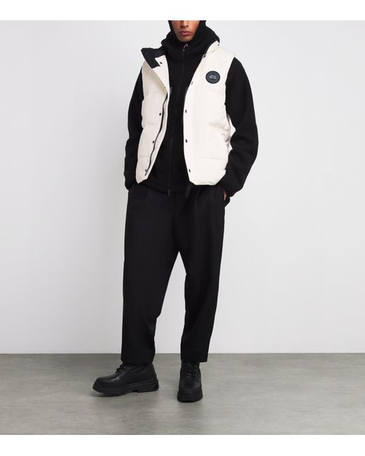 Canada Goose Down Label Garson Gilet in White for Men | Lyst UK