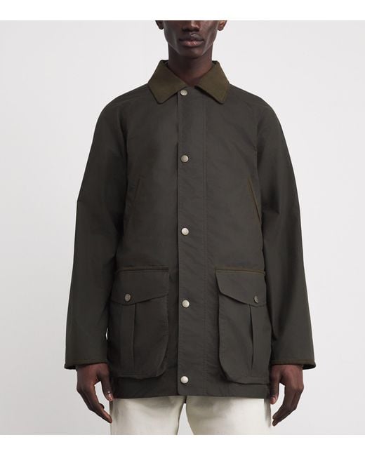 James Purdey & Sons Waxed Cotton Field Coat in Black for Men | Lyst UK