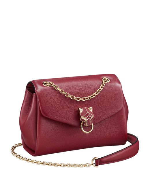 Cartier Mini Panthère Graphique De Shoulder Bag in Red | Lyst UK