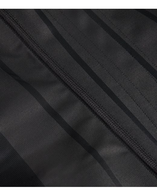 Spanx Open-Bust Mid-Thigh Bodysuit in Black | Lyst