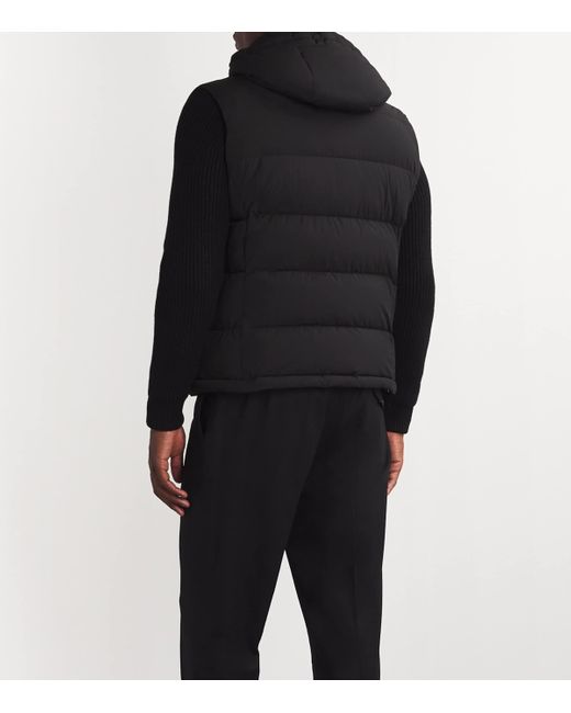 Moorer Water-Resistant Brett Puffer Jacket in Black for Men | Lyst