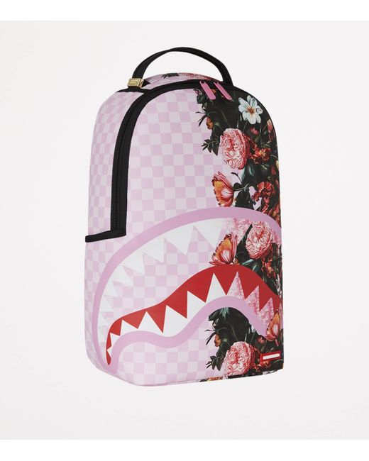 Sprayground Flowers Backpack in Red | Lyst