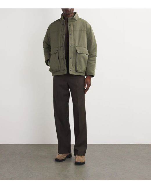 Snow Peak Takibi Weather Padded Jacket in Green for Men | Lyst