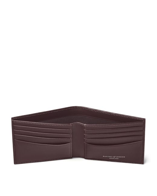 Aspinal of London Leather Bifold Wallet in Brown for Men | Lyst UK