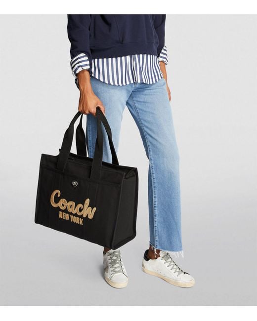 COACH Large Cargo Tote Bag in Black | Lyst