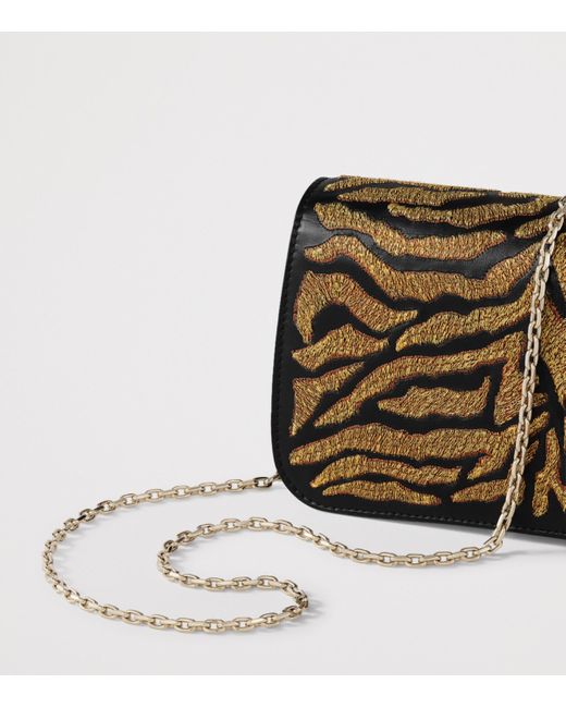 Cartier Mini Panthère C De Chain Bag in Black | Lyst UK