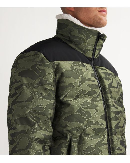 Moose Knuckles Kings Camouflage Print Puffer Jacket in Green for Men | Lyst