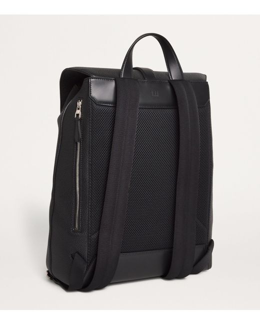 dunhill Leather Harness Backpack in Black for Men | Lyst