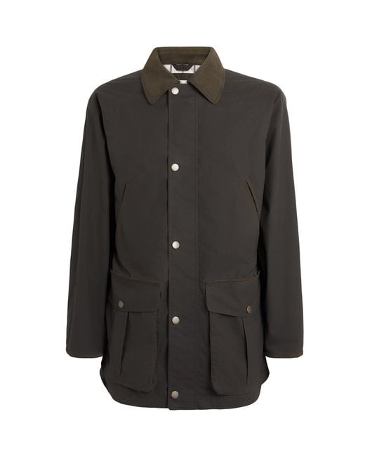 James Purdey & Sons Waxed Cotton Field Coat in Black for Men | Lyst UK