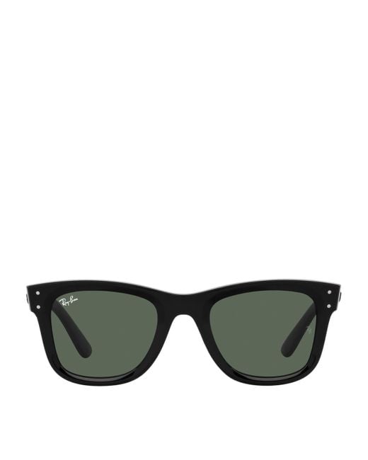 Ray-Ban Classic Wayfarer Sunglasses in Green | Lyst