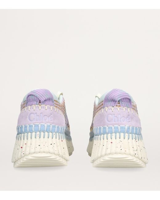 Chloé Nama Runner Sneakers in Blue | Lyst