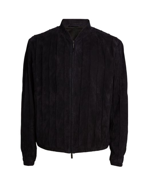 Giorgio armani suede jacket store