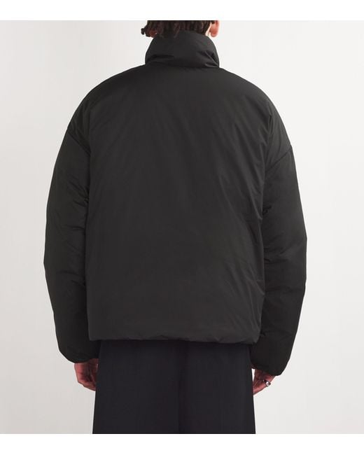 Studio Nicholson Goose Down Puffer Coat in Black for Men | Lyst