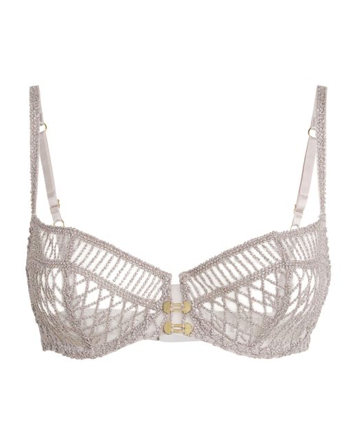 Aubade Stardust Dream Half-Cup Bra in Gray | Lyst
