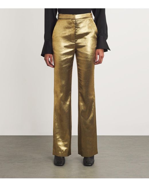 Veronica Beard X Poppy Delevingne Gracie Trousers in Natural | Lyst