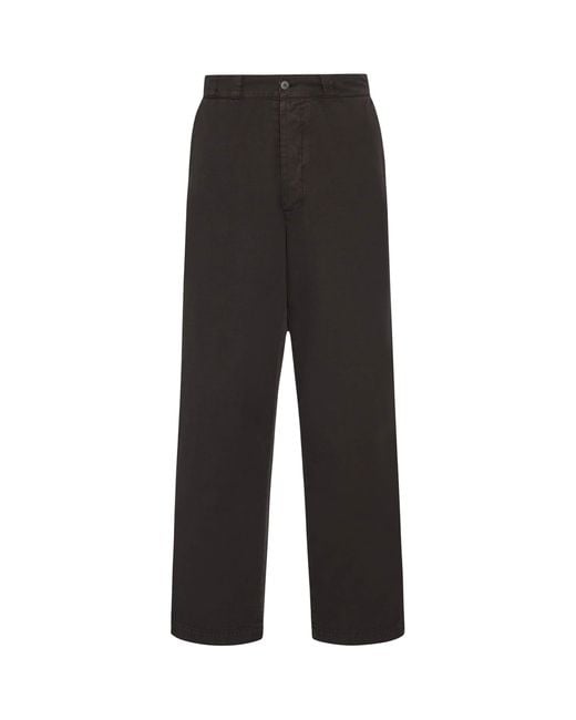The Row Ottis Cotton-Cashmere Trousers in Black for Men | Lyst UK