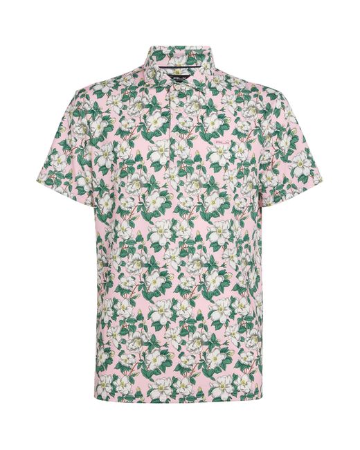 Ralph Lauren Floral Airflow Polo Shirt in White for Men | Lyst
