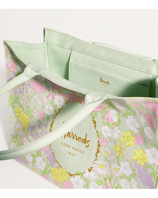 Harrods Spring Tote Bag in Yellow | Lyst