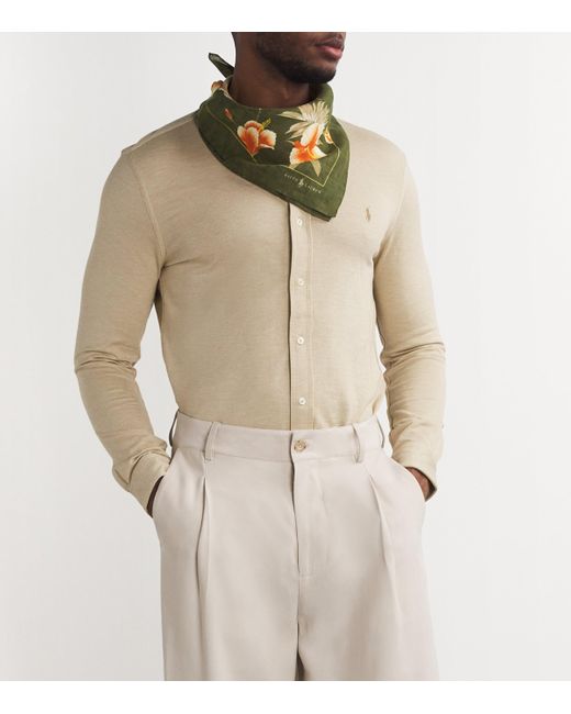 Polo Ralph Lauren Tropical Neck Tie in Metallic for Men | Lyst