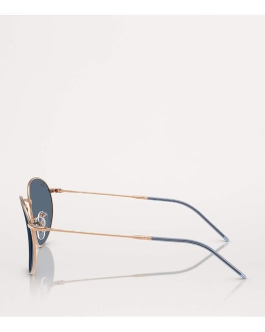 Ray-Ban Rbr0103S Round Reverse Sunglasses in Blue | Lyst UK