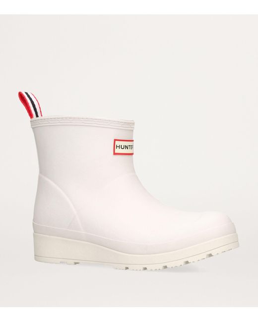 HUNTER Insulated Play Short Wellington Boots in Pink | Lyst