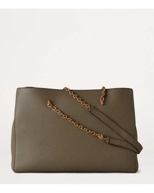 Mulberry Small Lily Chain Tote Bag in Green | Lyst
