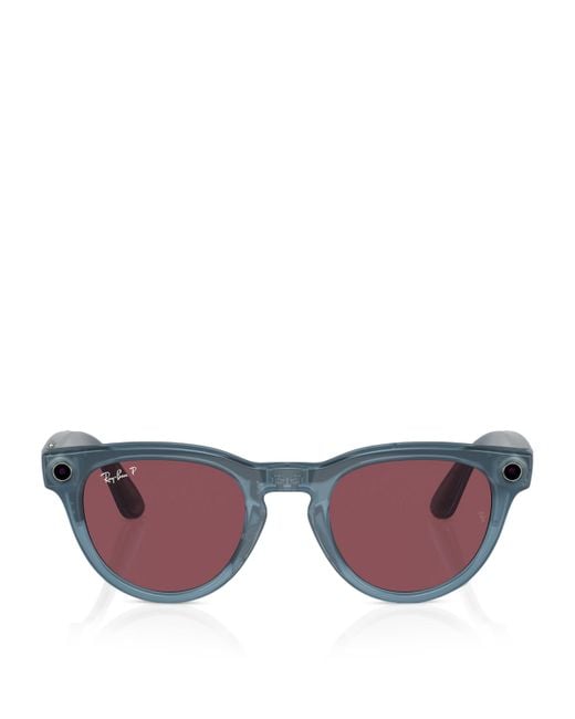 Ray-Ban X Meta Smart Headliner Sunglasses in Purple | Lyst