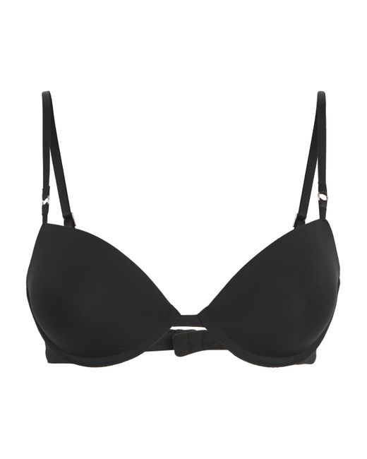 Calvin Klein Minimalist Demi-Cup Bra in Black | Lyst