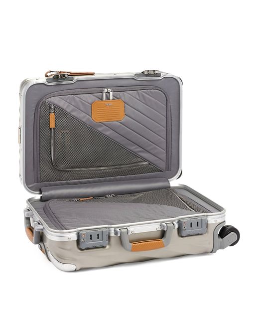 Tumi 19 Degree Titanium Cabin Suitcase in Gray for Men | Lyst