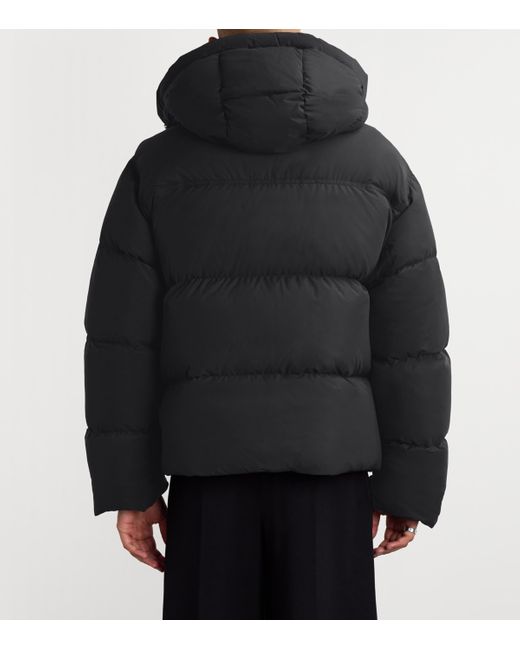 Off-White c/o Virgil Abloh Off- Down Arrow-Patch Puffer Jacket in Black for Men | Lyst UK