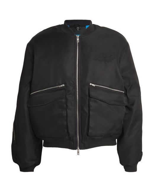 Represent Expandable Padded Bomber Jacket in Black for Men | Lyst