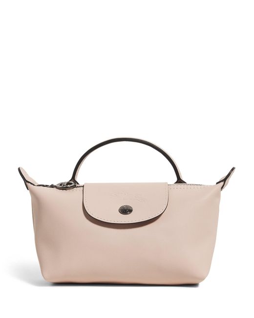 Longchamp Extra-Small Leather Le Pliage Xtra Pouch in Natural | Lyst UK