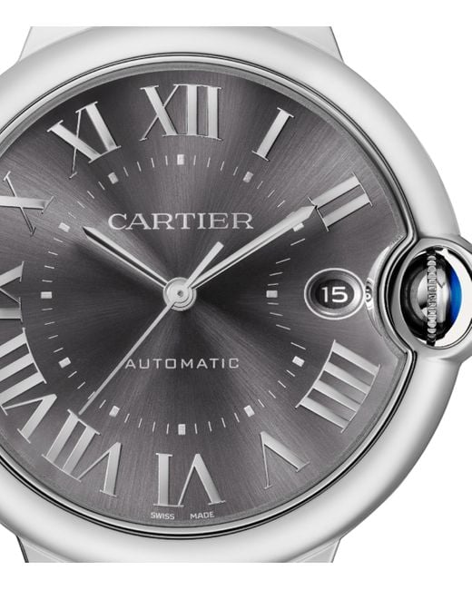 Cartier Stainless Steel Ballon Bleu De Watch in Grey for Men | Lyst UK