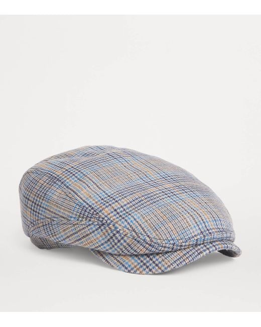 Stetson Linen Driver Cap in Gray for Men | Lyst