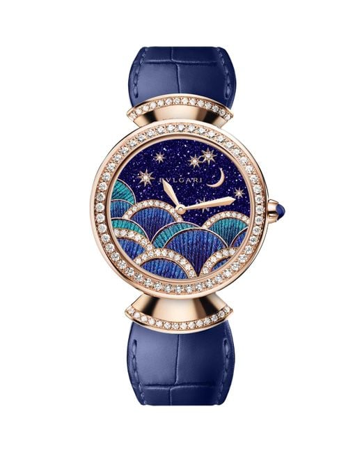BVLGARI And Diamond Divas' Dream Watch in Blue | Lyst UK
