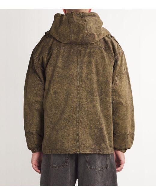 Y. Project Two-In-One Hooded Bomber Jacket in Brown for Men | Lyst
