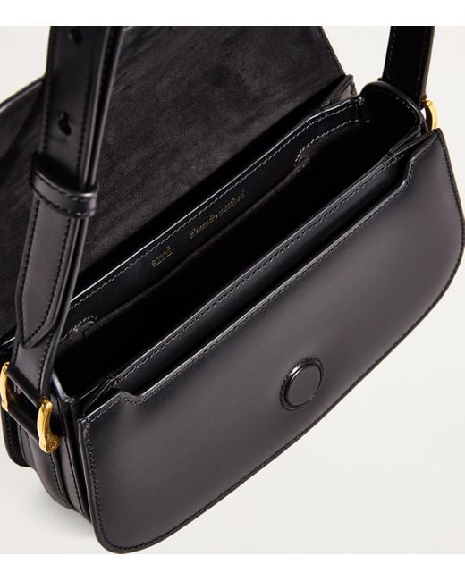 Ami Paris Leather Baguette Paris Paris Bag in Black for Men | Lyst