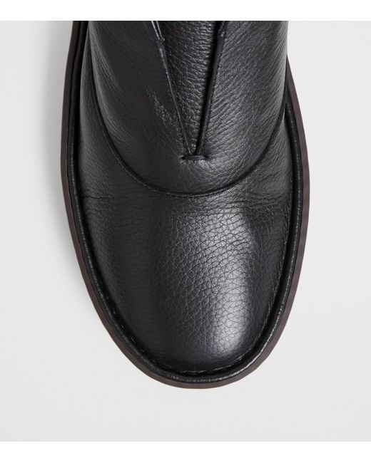 Giorgio Armani Deerskin Slippers in Black for Men | Lyst UK