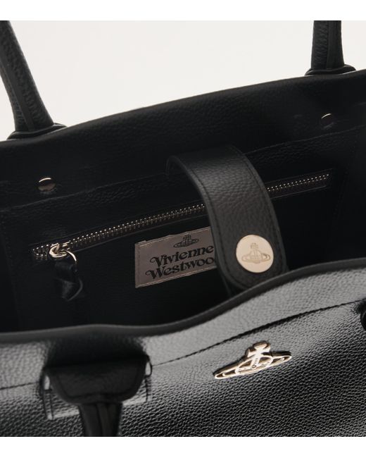 Vivienne Westwood Large Teddy Tote Bag in Black | Lyst