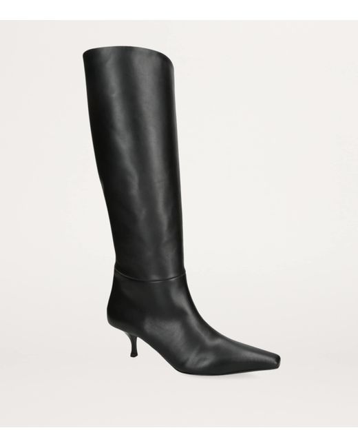 Neous Leather Rami Tubo Knee-High Boots 50 in Black | Lyst