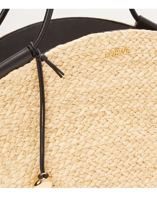 Loewe Large Raffia Paseo Shoulder Bag in Natural | Lyst