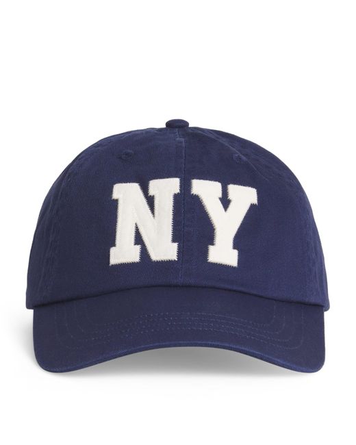 Polo Ralph Lauren Cotton New York Logo Cap in Blue for Men | Lyst